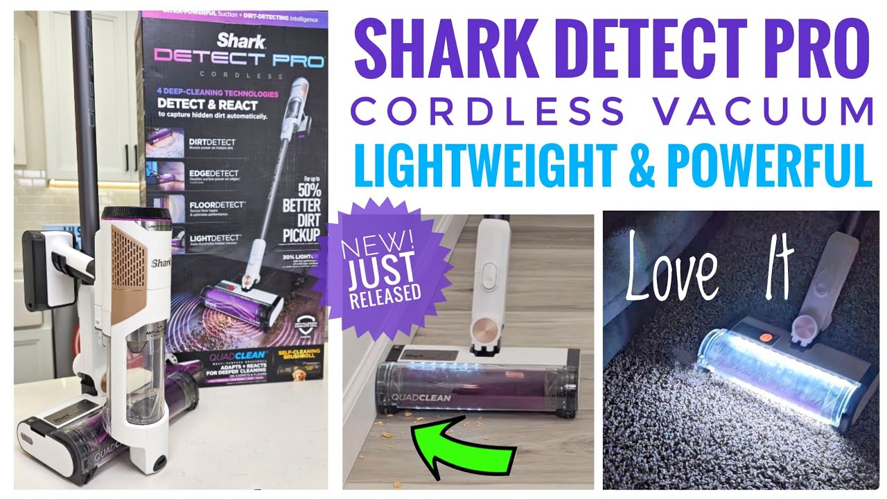 NEW! Shark Detect Pro Cordless Stick Vacuum Review I LOVE IT ...