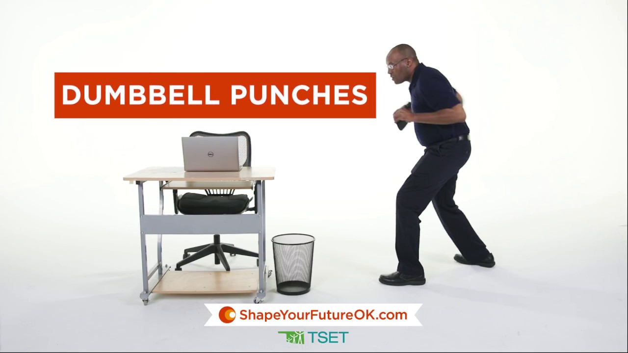 Shape Your Future: Easy Dumbbell Punch Workout - YouTube