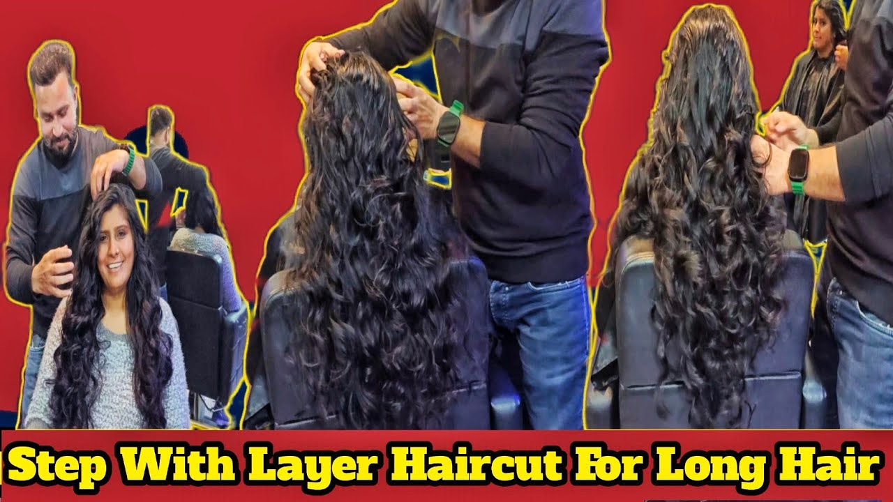 How To Step With Layer Haircut For Long Hair Haircut Easy Way Step by ...