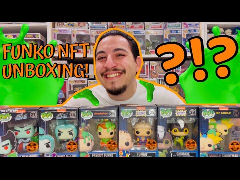 Unboxing Funko NFT Nickelodeon Series 1 Physical Redemption Pop Set ...
