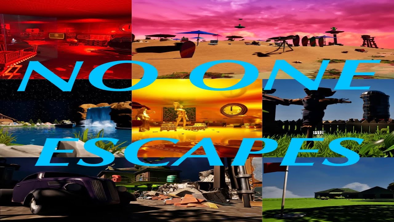 NO ONE ESCAPES... Fortnite *New* Escape Room Map - YouTube
