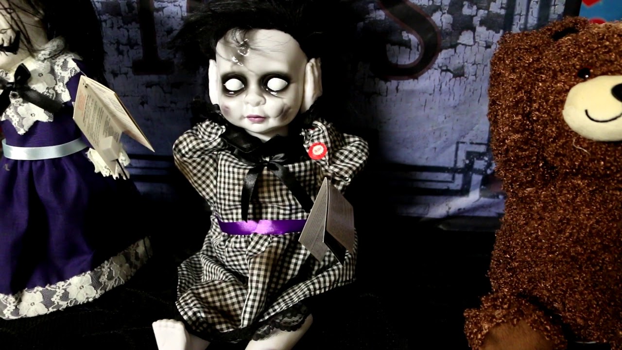 Magic Power Animated Heads Up Doll Halloween Decoration - YouTube