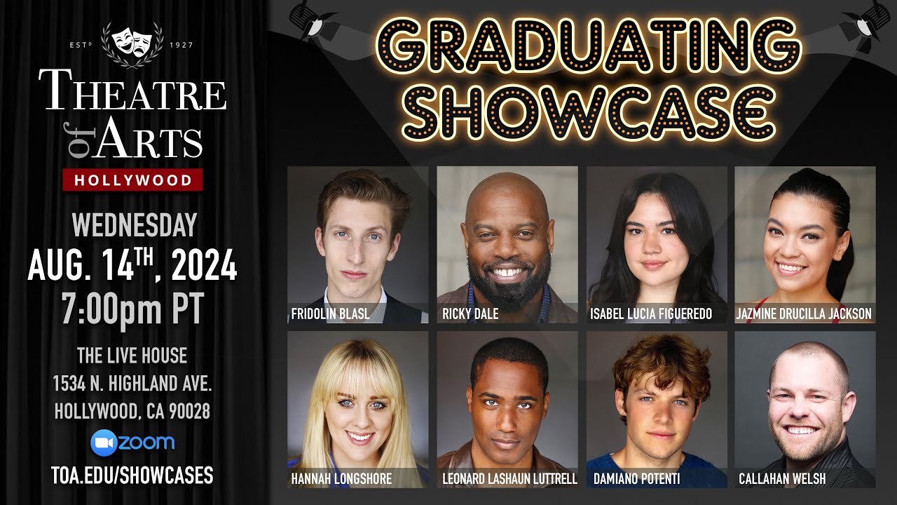 Graduating Actor Showcase: August 14, 2024 - YouTube