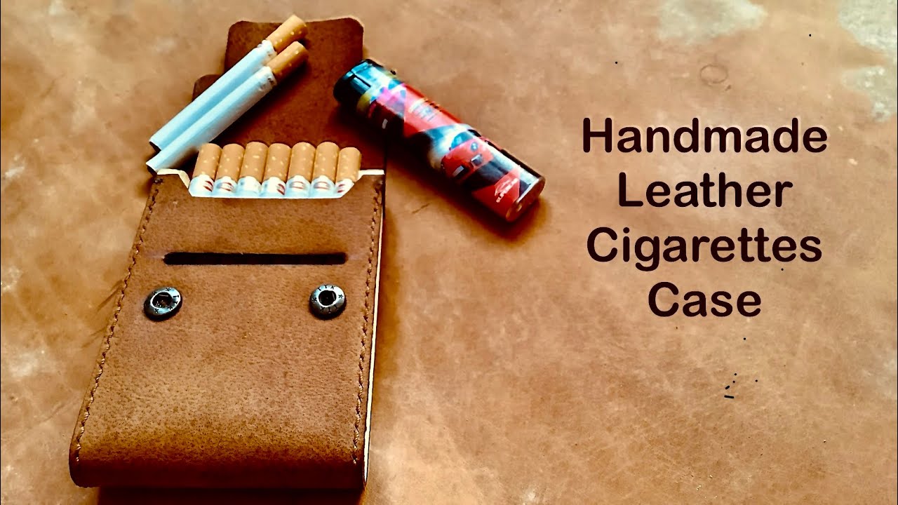 Leather Cigarettes case Handmade.DIY - YouTube