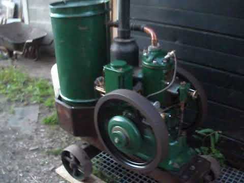 Petter m stationary engine - YouTube