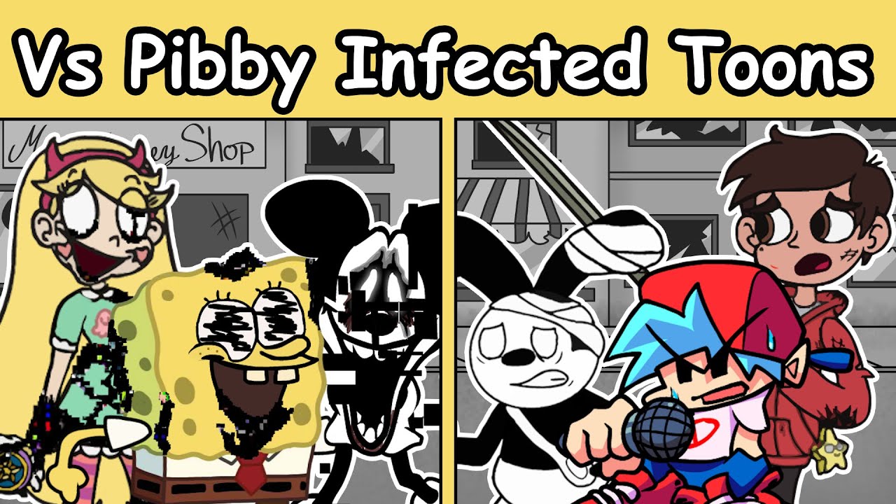 Vs Pibby Infected Toons (Infected Toons DEMO) - FNF - YouTube
