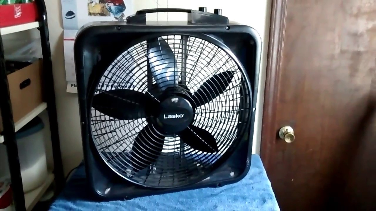2015-16 Lasko model B20570 "weather shield' box fan - YouTube