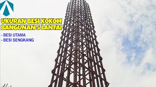 Ukuran besi kolom gedung 5 lantai | Doovi