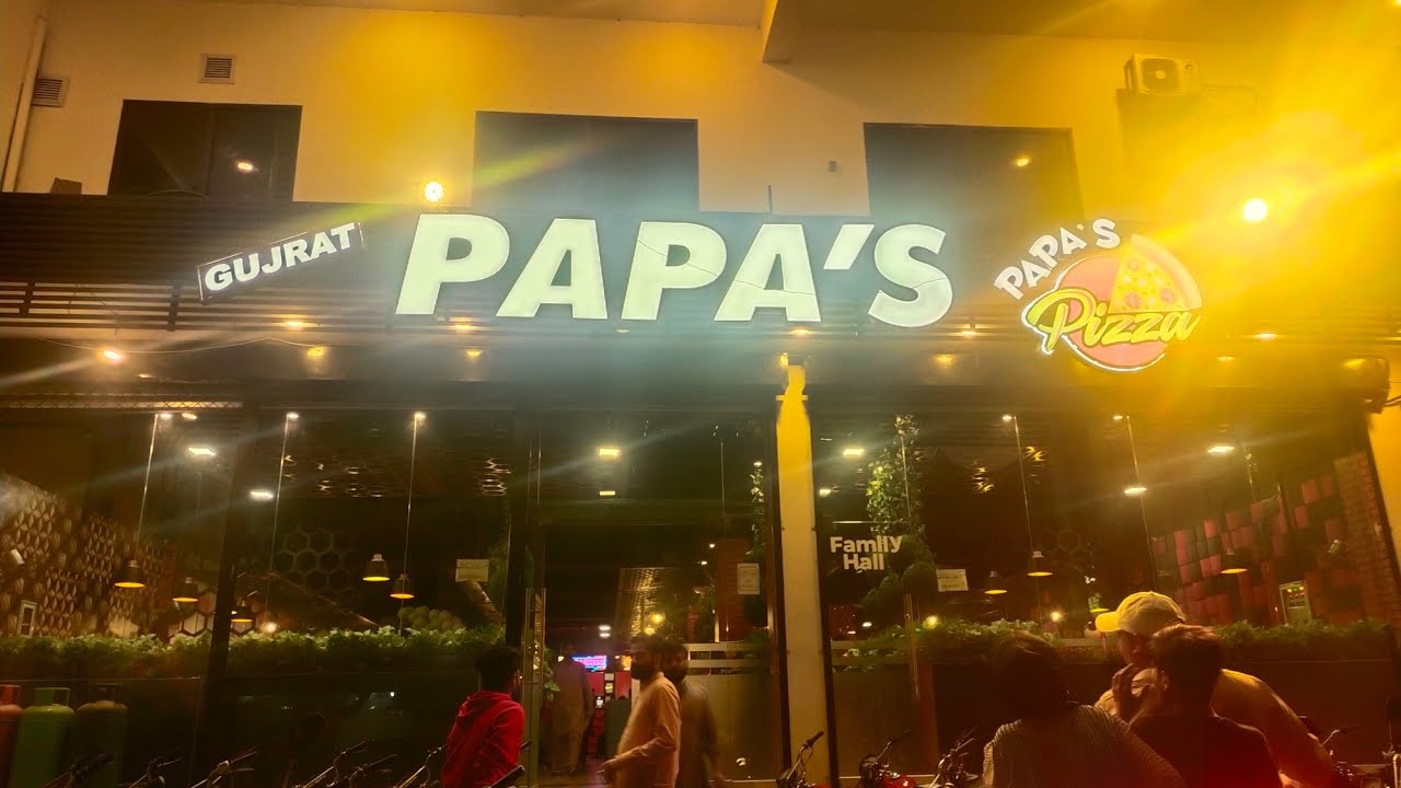 PAPA'S Pizza Restaurant Jinnah Road Jail Chowk Gujrat #gujrat #pakistan ...