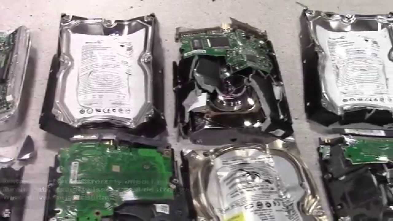 Onsite Hard Drive Destruction - YouTube