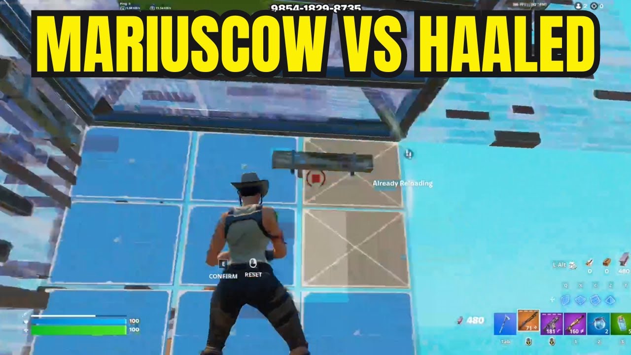 MariusCOW VS Haaled 1v1 INSANE Buildfights - YouTube