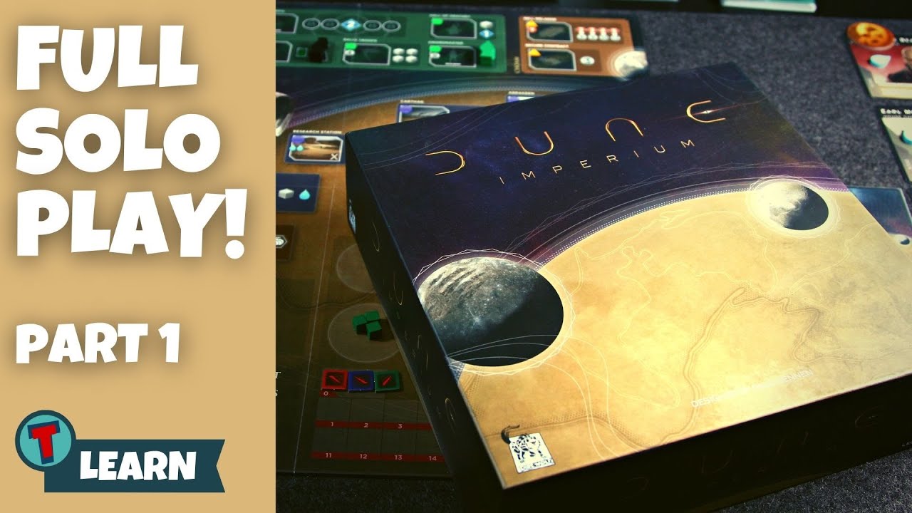 Dune Imperium Board Game | Solo Playthrough | Part 1 | Totally Tabled ...