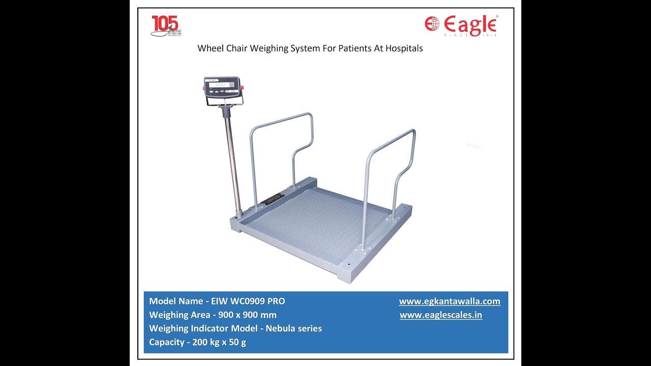 EAGLE WheelChair Weghing Scale | For Patients At Hospitals, Healthcare ...