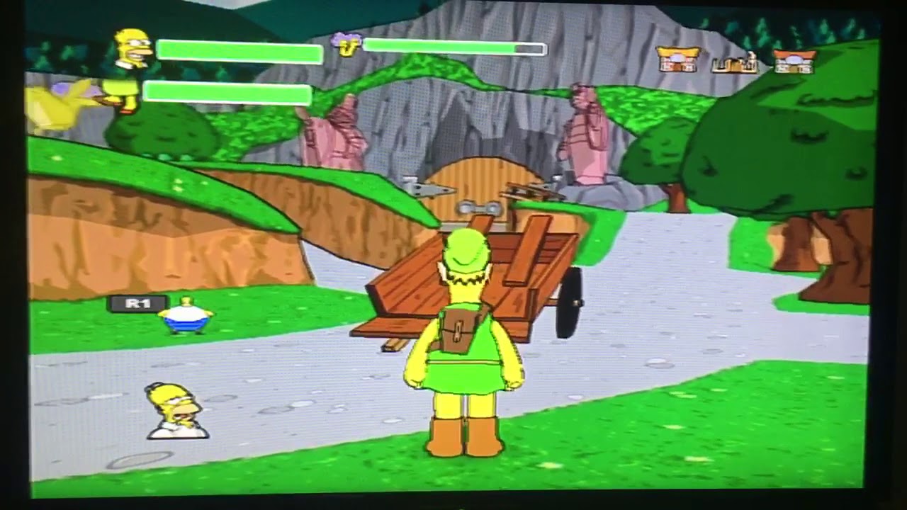 The Simpson’s Game (PS2) Playthrough: Level 11: Neverquest (Area 1) 2nd ...