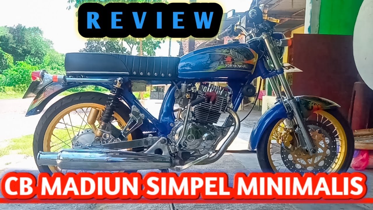 Review Honda CB Biru Madiun Simpel - YouTube