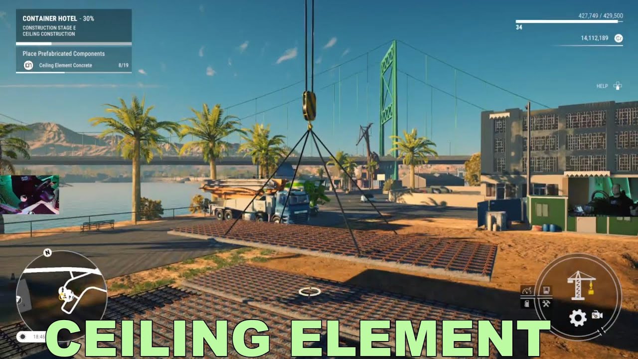 CONSTRUCTION SIMULATOR 23 BAU SIMUATOR CEILING ELEMENT CONCRETE - YouTube