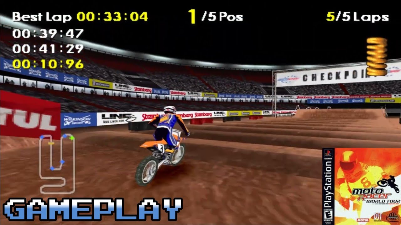 MOTO RACER WORLD TOUR (PS1) | GAMEPLAY - YouTube