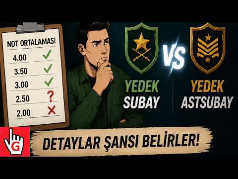 YEDEK SUBAY MI, ASTSUBAY MI? TERCİH YAPARKEN BUNLARA DİKKAT! 2026 ŞANSINIZI ETKİLEYEN 10 DETAY!