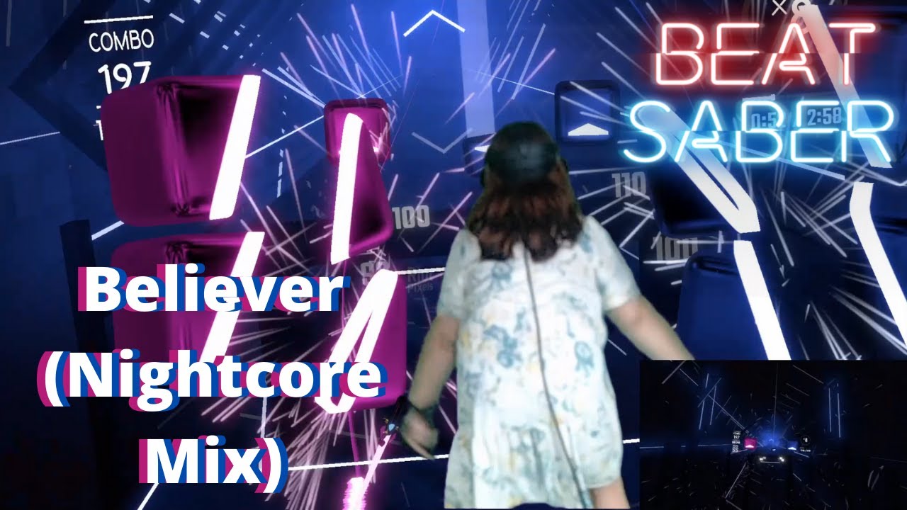 Imagine Dragons ft. Chase Holfelder - Believer (Nightcore Mix) | Expert ...