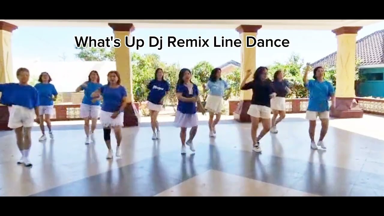 What's Up Dj Disco Remix Line Dance Beginner CHoreo By Titi Kasese [INA ...