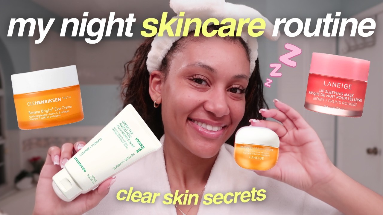 SIMPLE NIGHT-TIME SKINCARE ROUTINE FOR COMBINATION SKIN | products ...