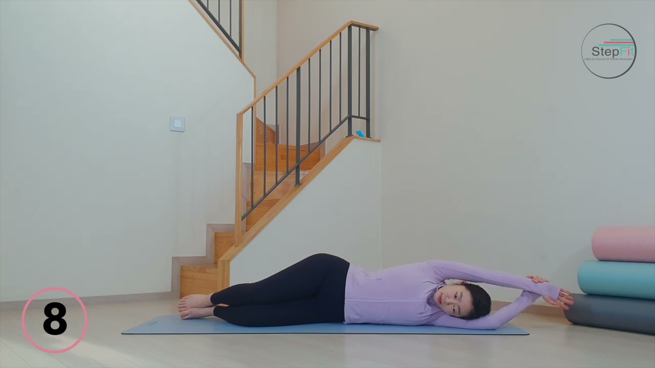 0200022012 R Side Lying Latissimus Stretching HD 1080p - YouTube