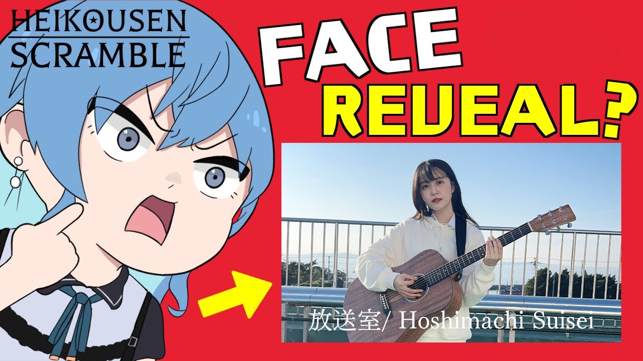 Did Suisei accidentally reveal her face in the "Housoushitsu" music ...