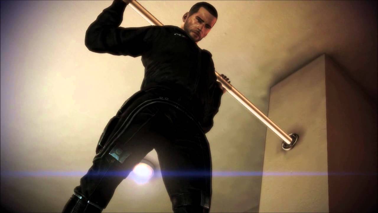 Mass Effect 3 Citadel DLC | Pull Ups with James Vega - YouTube