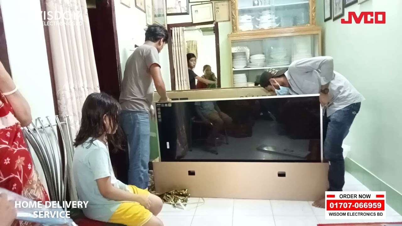 JVCO 65" 4K LED TV | HOME DELIVERY SERVICE DONE | CHITTAGONG | WISDOM ELECTRONICS BD | 2021 ...