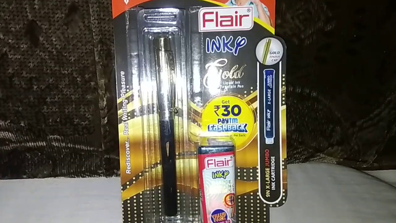 Unboxing of Flair ink p (gold) - YouTube
