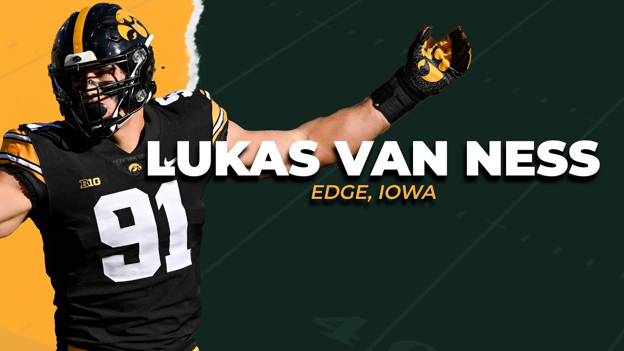 Packers select Lukas Van Ness in the first round - YouTube