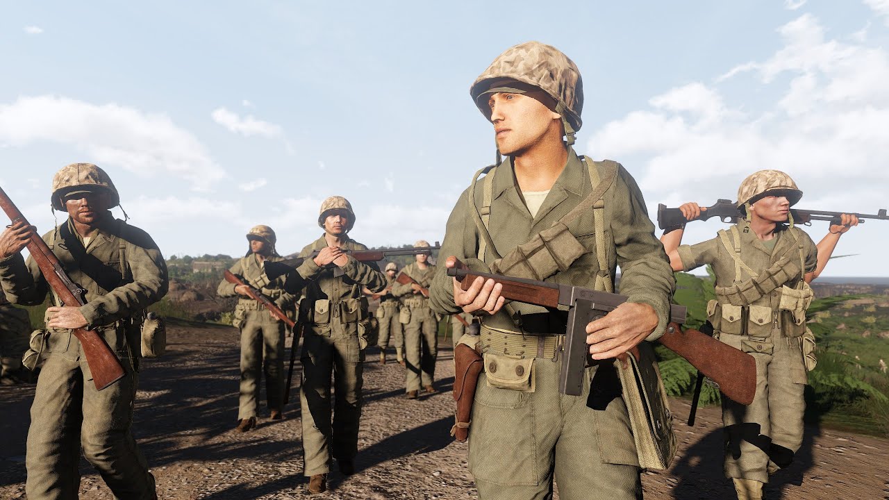 USMC in the Pacific - Arma 3 | WW2 - YouTube