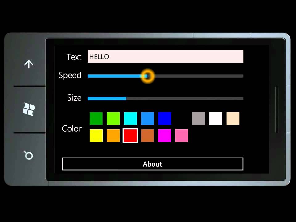 Scrolling Text App | Peatix