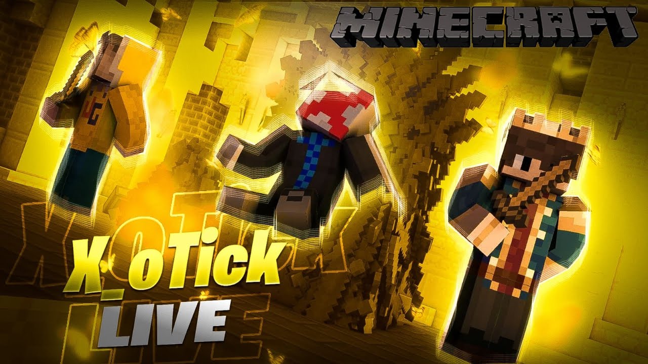 Minecraft chill stream !!! | X_o'Tick World SMP 24x7 JAVA+PE | X_o'Tick is LIVE | Join us NOW ...