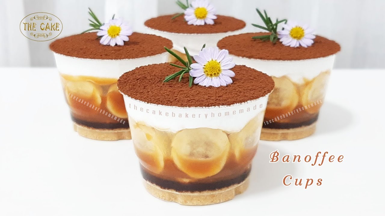 Banoffee Pie / With Out Oven : By The Cake - YouTube