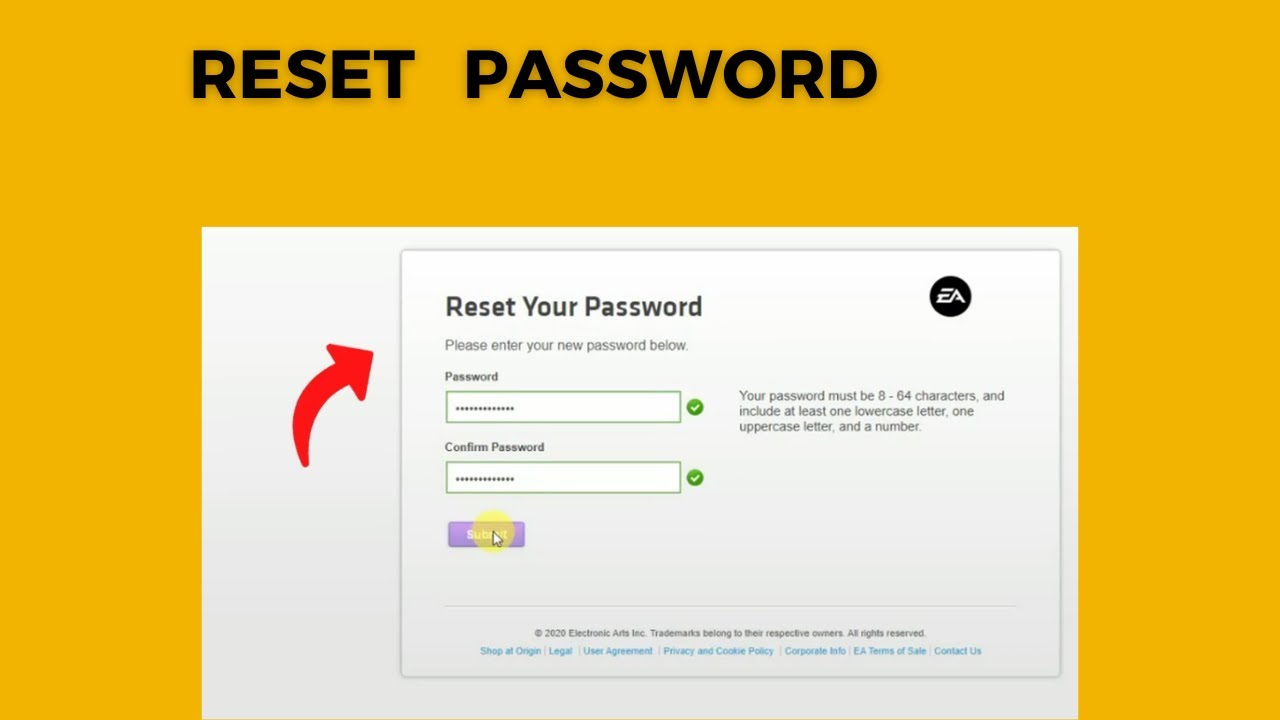 How to Reset password in FIFA 23 - YouTube