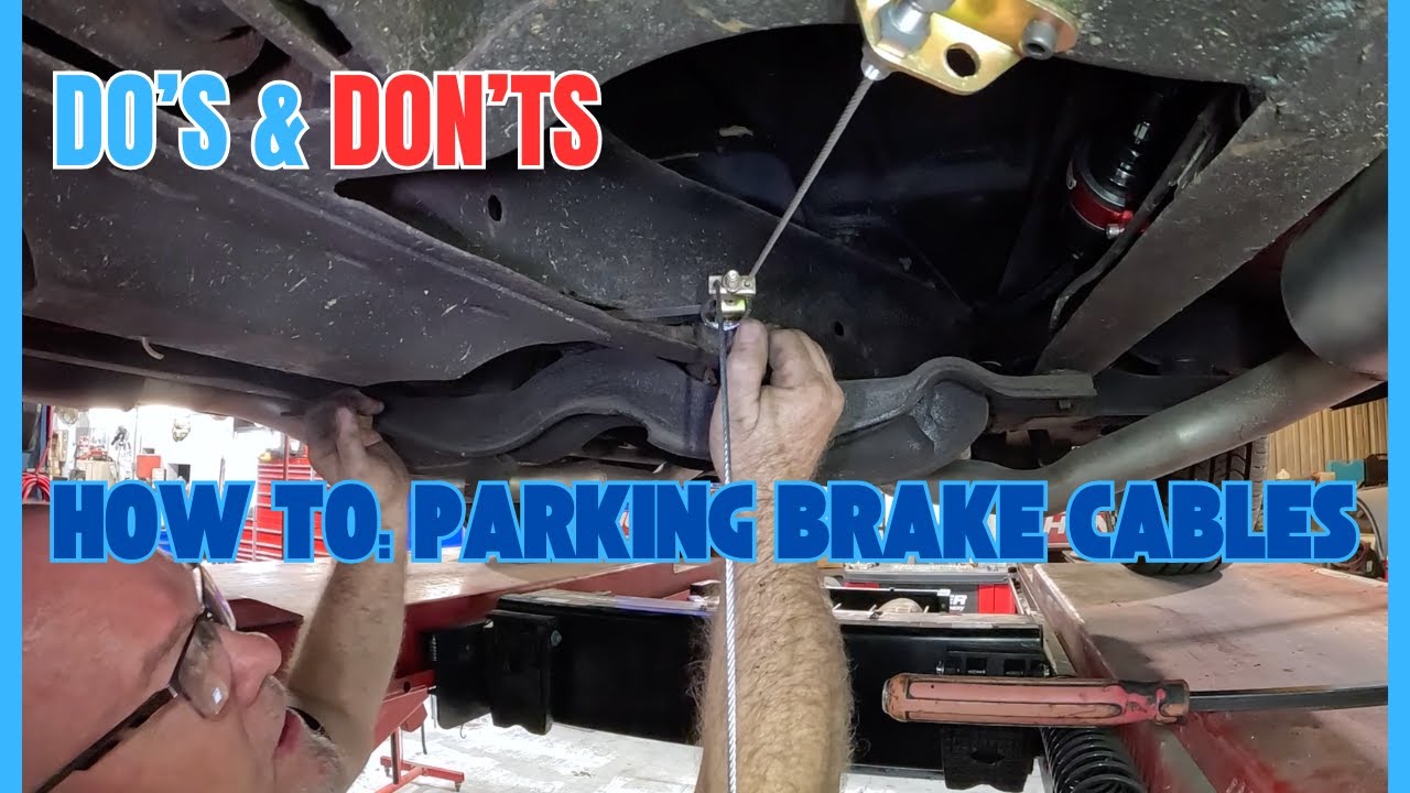 Installing Universal Parking Brake Cables. C10 Project 105 60-66, 62 ...
