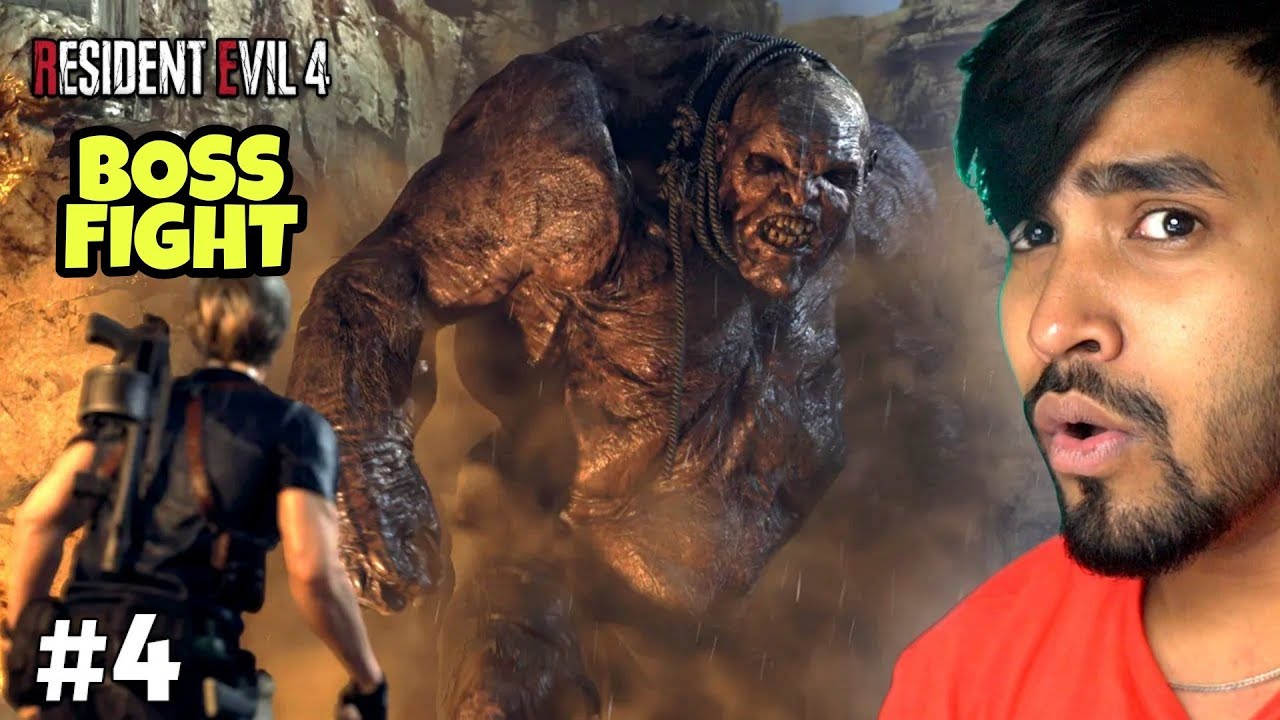Resident Evil 4 Boss Fight | Resident Evil 4 Remake Gameplay - YouTube