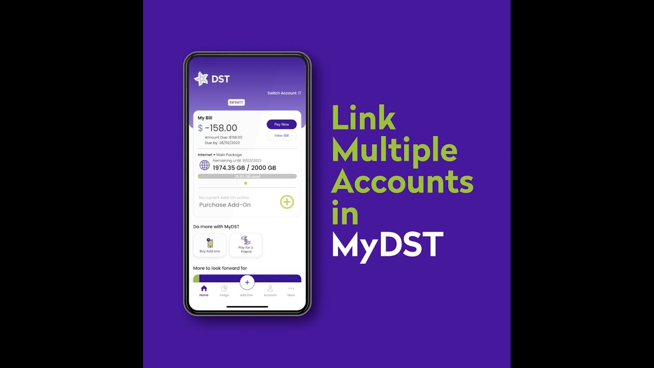 Link Multiple Accounts on MyDST! - YouTube