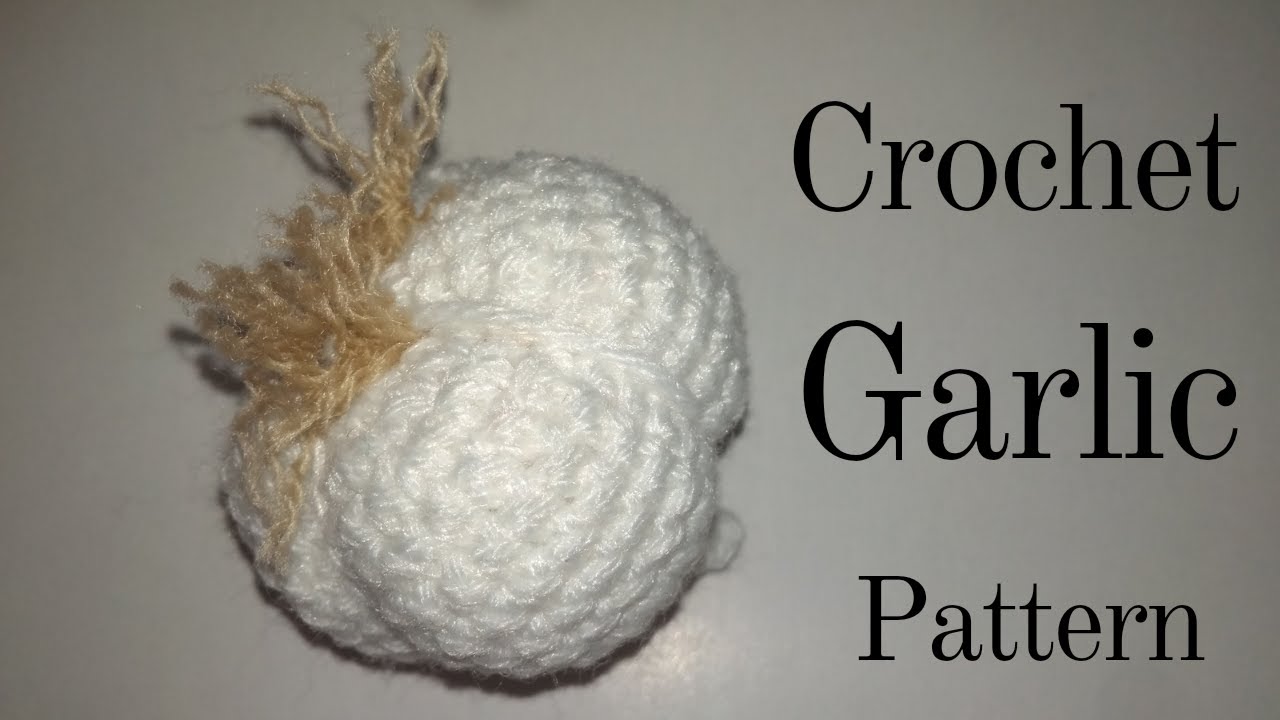 How to Crochet Garlic with Pattern/Indu's Creation/Crochet amigurumi ...