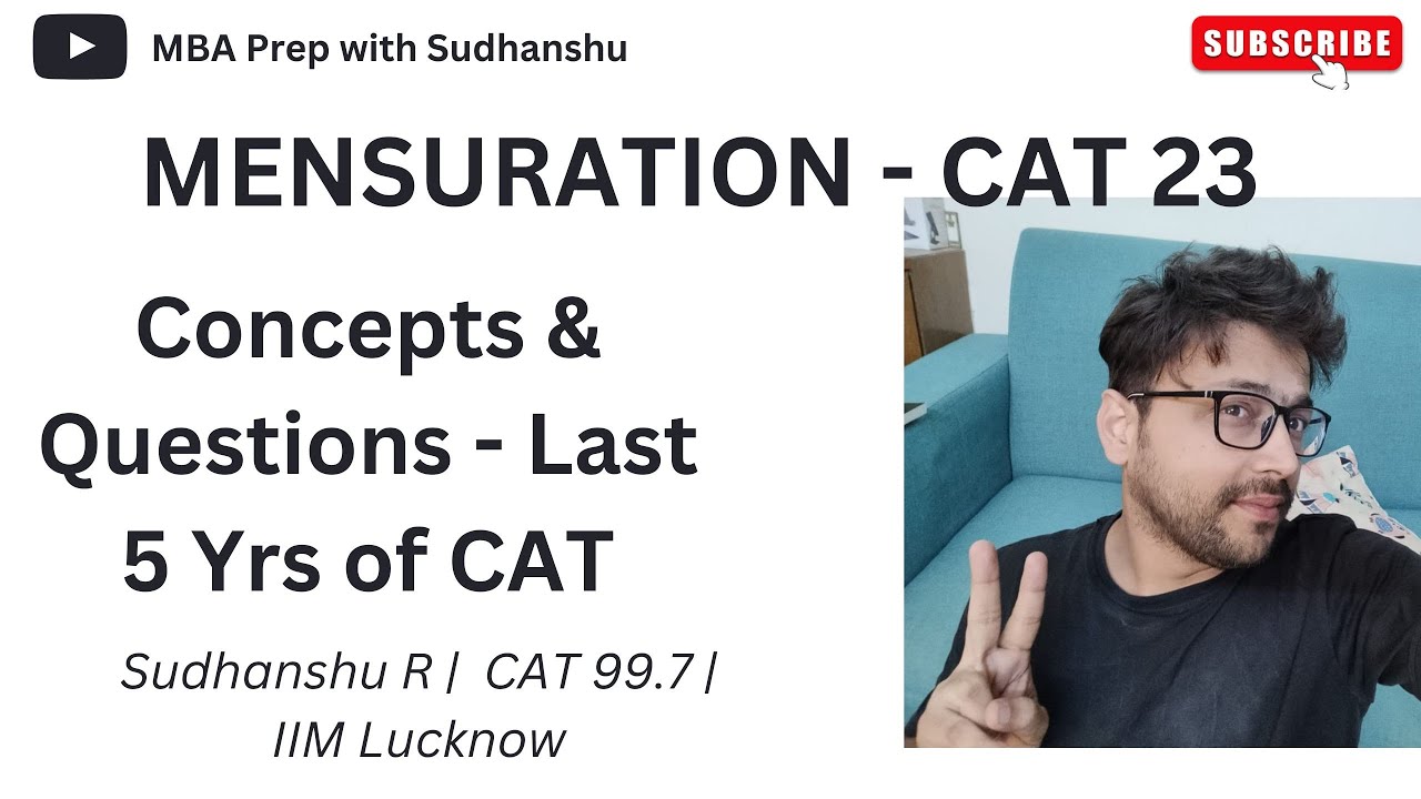 Mensuration for CAT -Last 5 yrs CAT Questions Solved - Perfect Revision ...