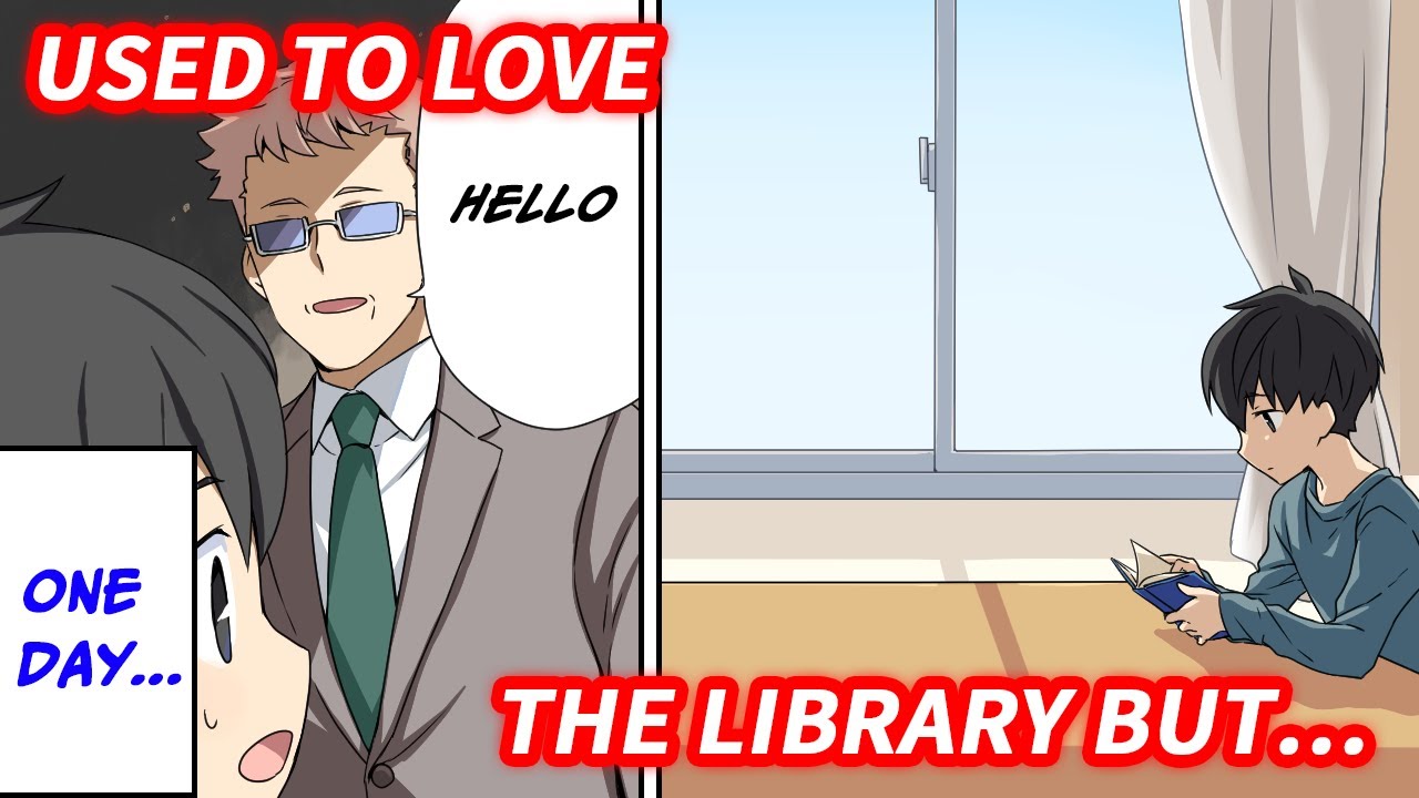"What are you doing here?" Alone in the library, a strange man started ...