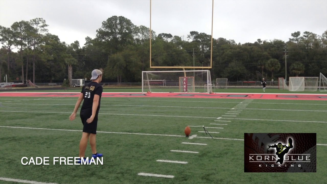 Cade Freeman | Kornblue Kicking Camps - YouTube