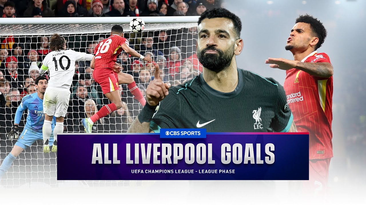 EVERY goal from LIVERPOOL during the UCL League Phase | CBS Sports ...
