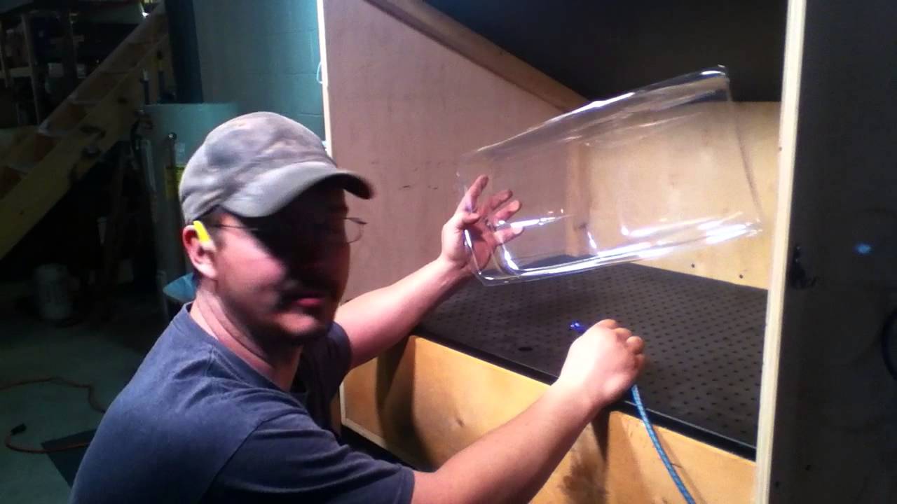Homemade RC paint booth - YouTube
