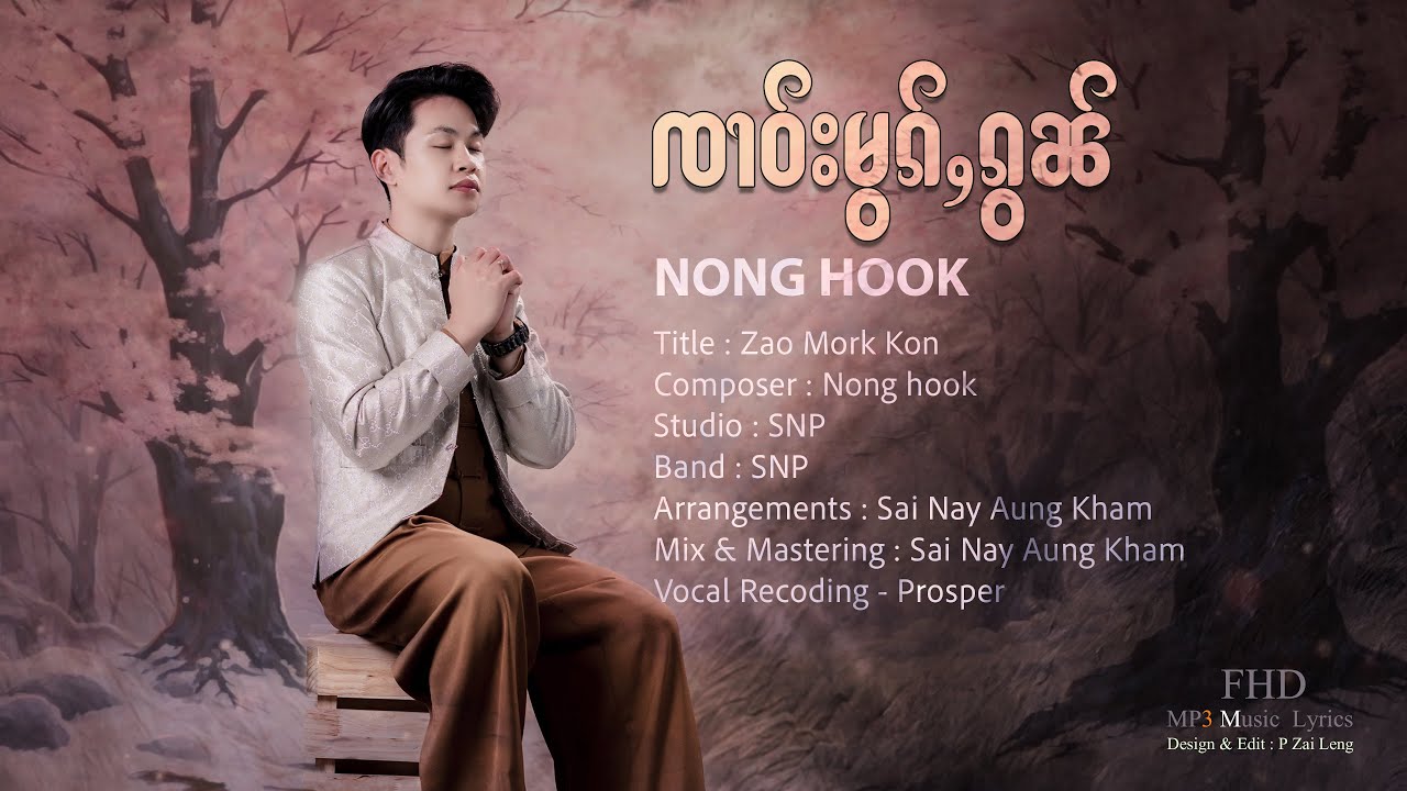 ဝ်းမွၵ်ႇၵွၼ်🌸Zao Mork Kon : Nong Hook (Lyrics) - YouTube