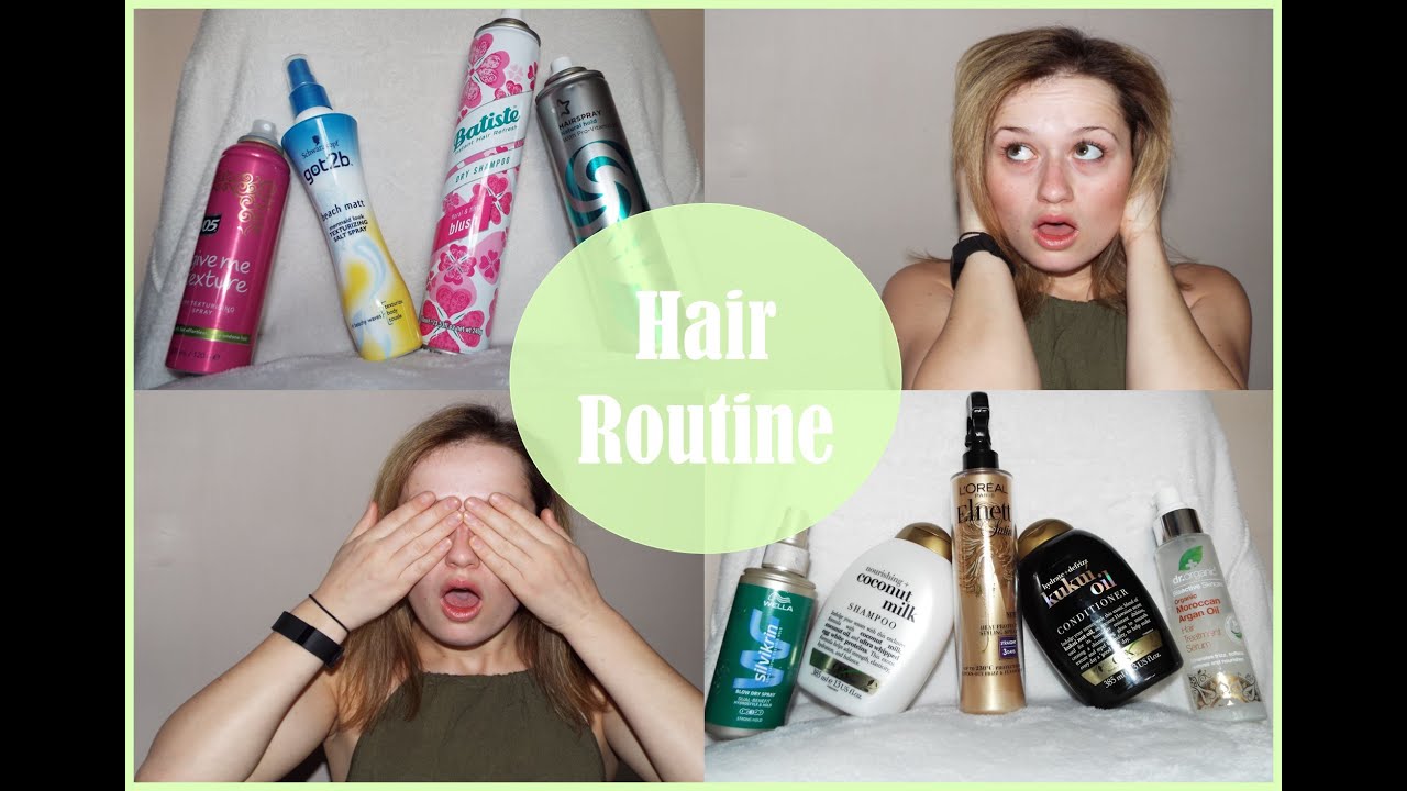 Hair Routine | Bye Greasy / Frizzy Untamed Hair | Tashaly - YouTube
