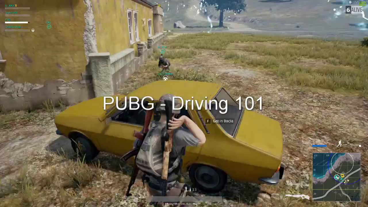 PUBG - Driving 101 - YouTube