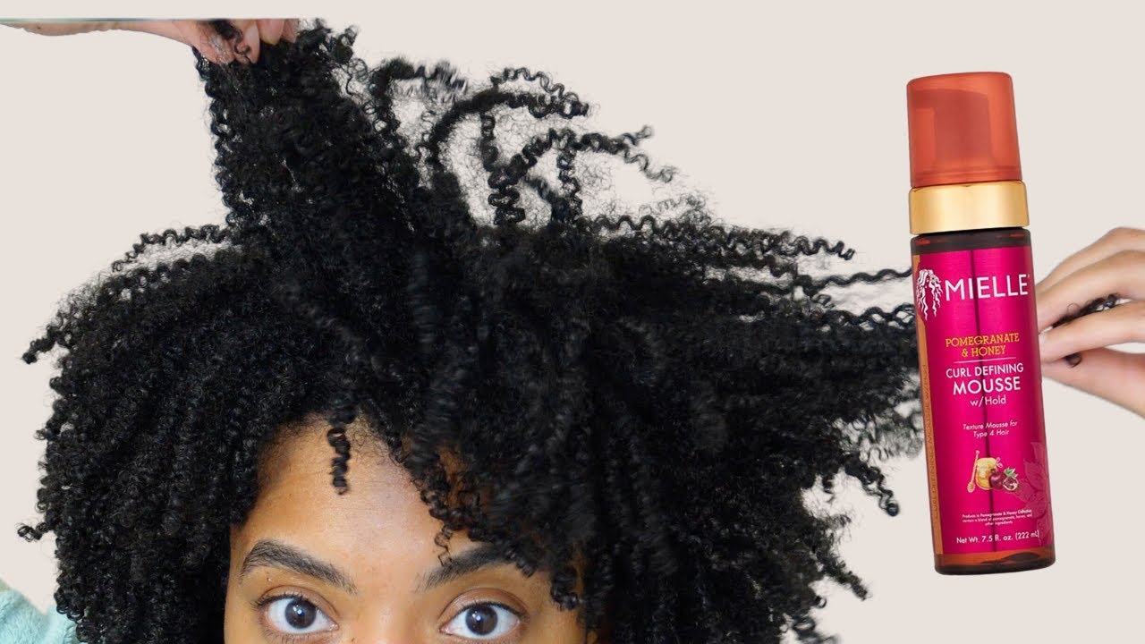 Mielle Pomegranate Mousse is that gworl! | Mousse Wash and Go | Ep. 7 ...