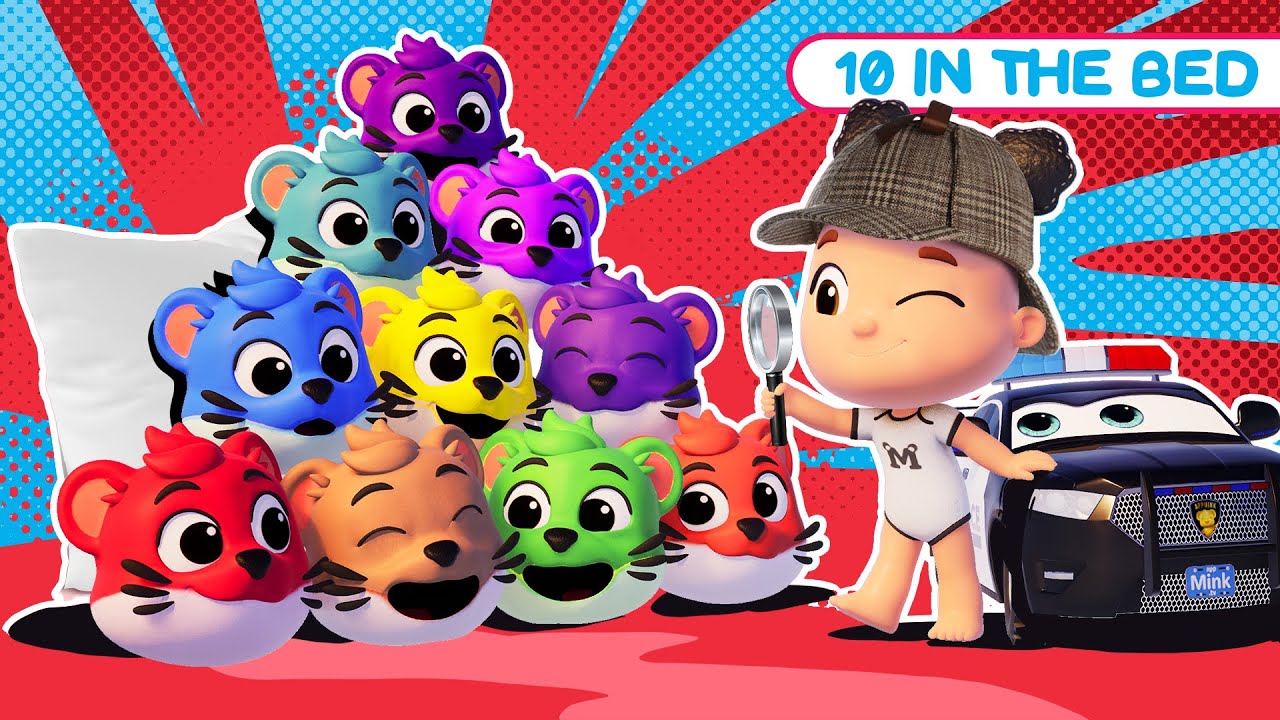 🔟 Ten In The Bed 🛌 Fun Learning and Healthy Habits for Kids 😄🌟📚 # ...